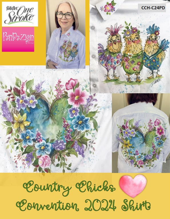 Country Chicks Heart 2024 Convention Shirt PenDezign Packet – Dewberry U