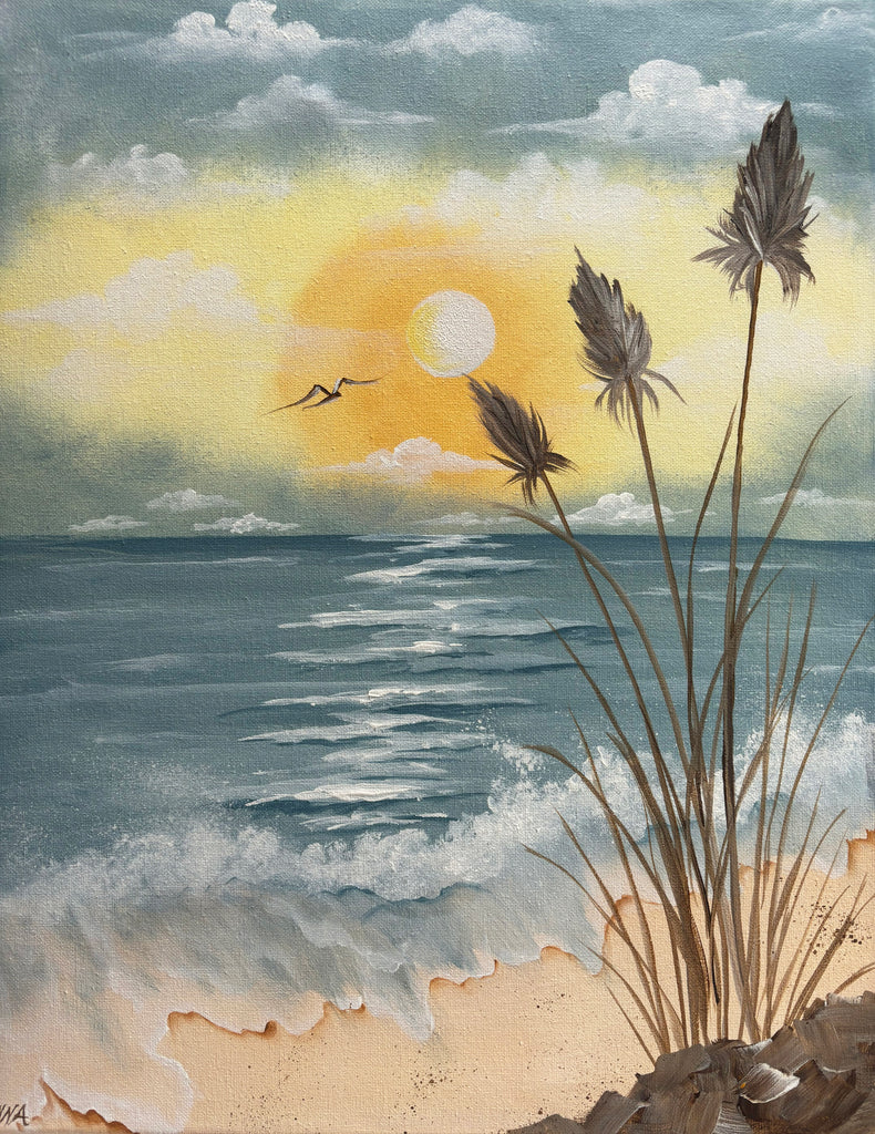 Tone on Tone Beach Landscape Downloadable Video Lesson – Dewberry U