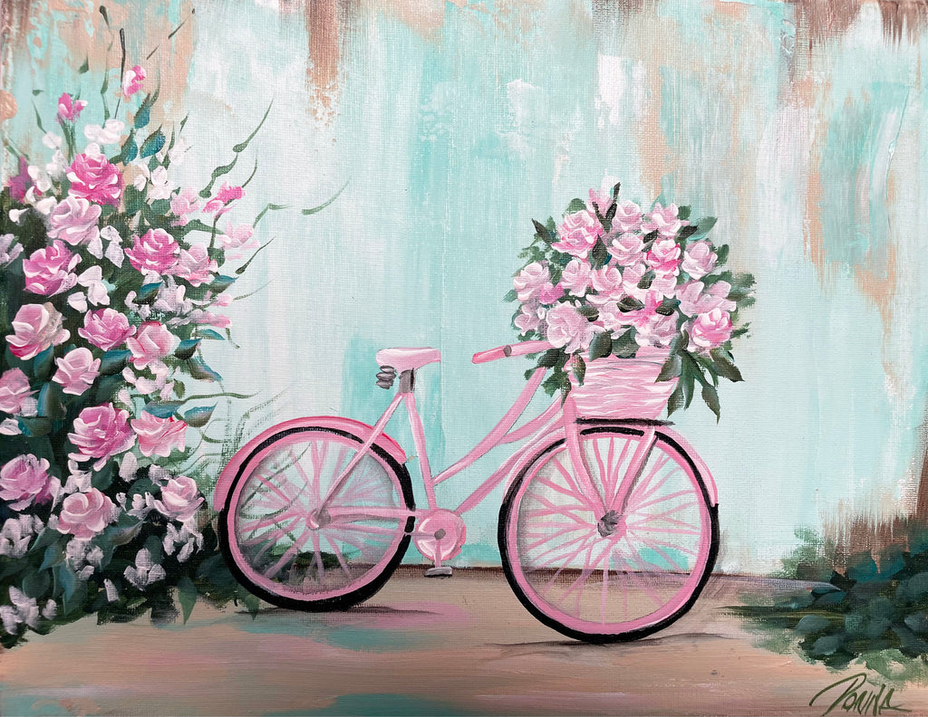 Bike with Roses Downloadable Video Lesson – Dewberry U
