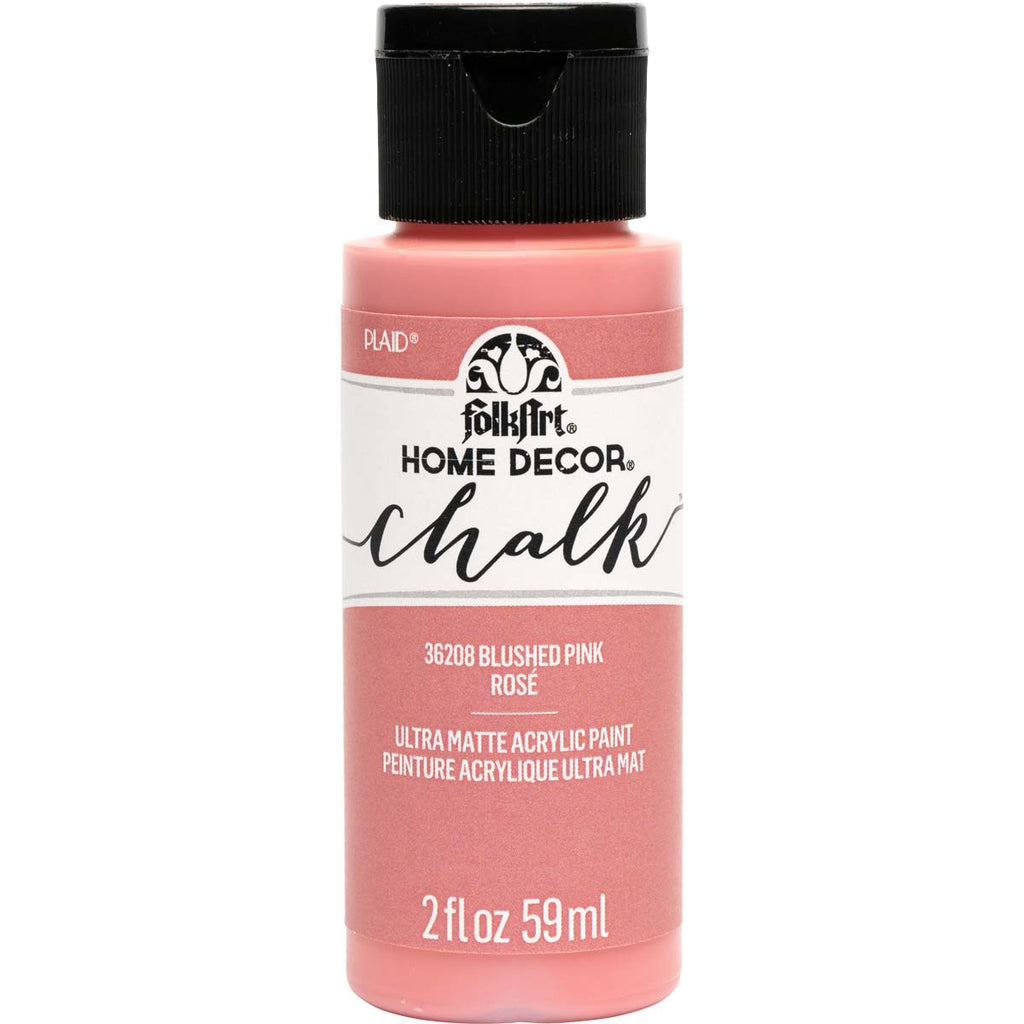 36208 Blushed Pink Home Decor Chalk Paint 2 oz – Dewberry U