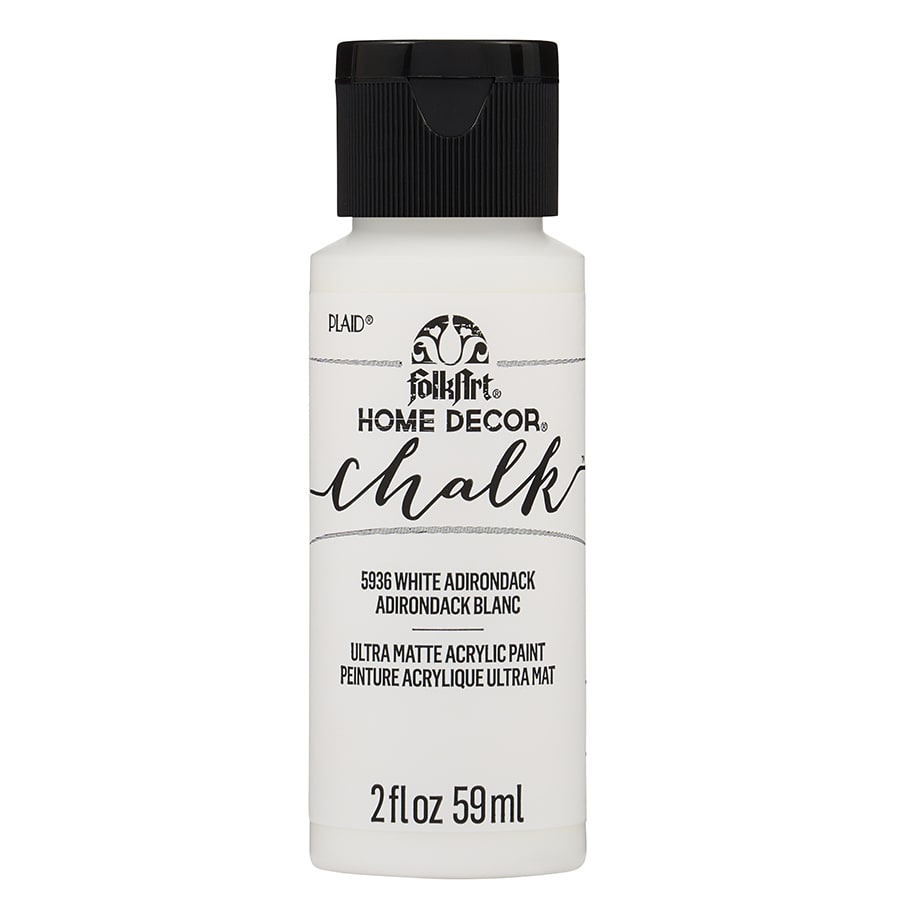5936 White Adirondack Home Decor Chalk Paint 2 oz – Dewberry U