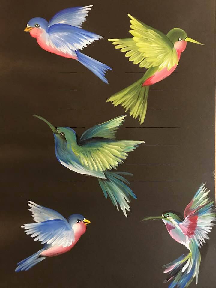 One Stroke Painting Tutorials