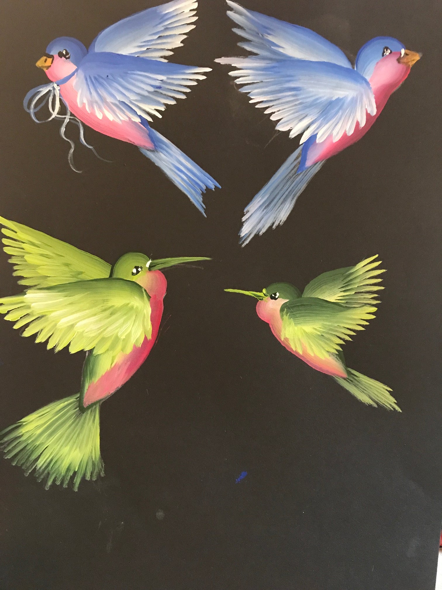 Stroke Study Lesson 3 - Birds Downloadable Video Lesson – Dewberry U