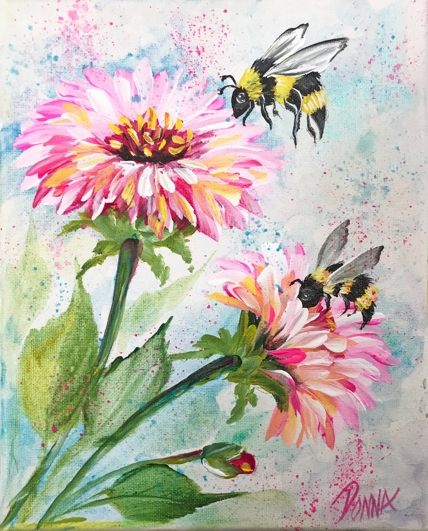 Daisies and Bees Downloadable Video Lesson – Dewberry U
