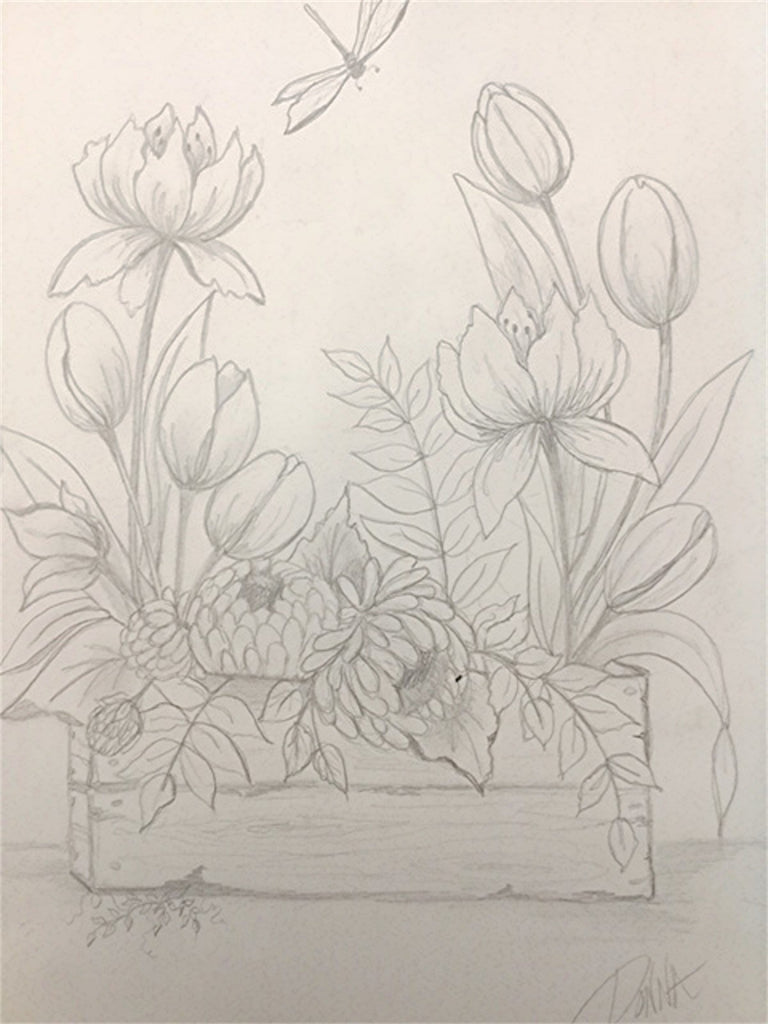 Drawing Series 4 - Lesson 1 Flower Box - Downloadable Video Lesson ...