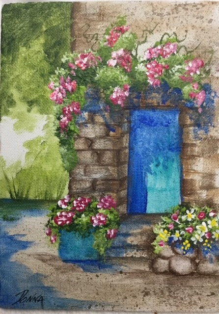 Mini Landscape - Blue Doorway Downloadable Video Lesson – Dewberry U