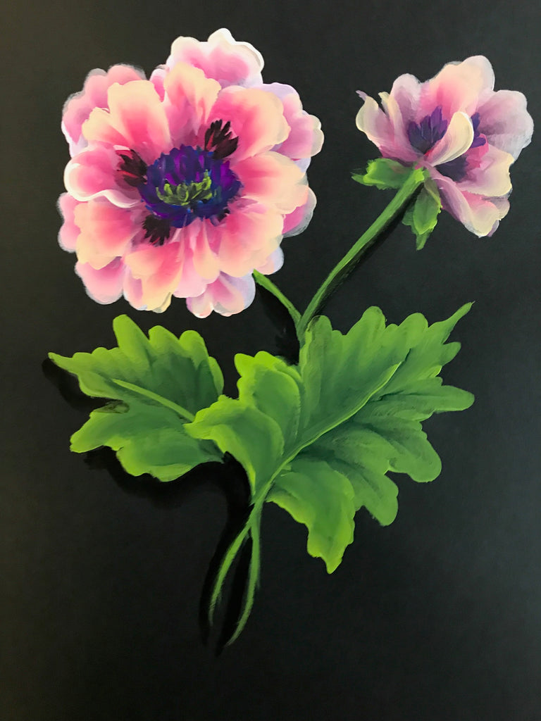 Stroke Study Lesson 9 - Poppies Downloadable Video Lesson – Dewberry U