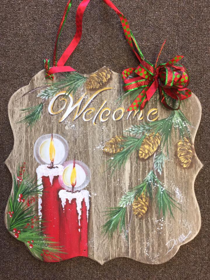 Candle Welcome Sign Downloadable Video Lesson – Dewberry U