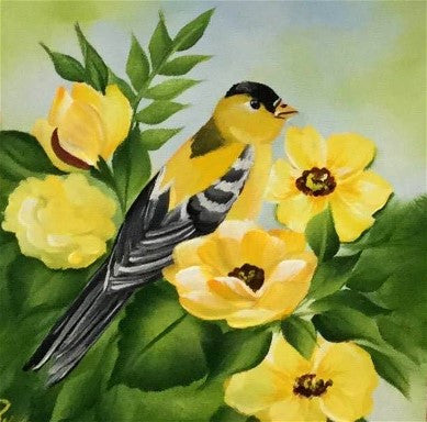 Yellow Birds and Blooms Downloadable Video Lesson – Dewberry U